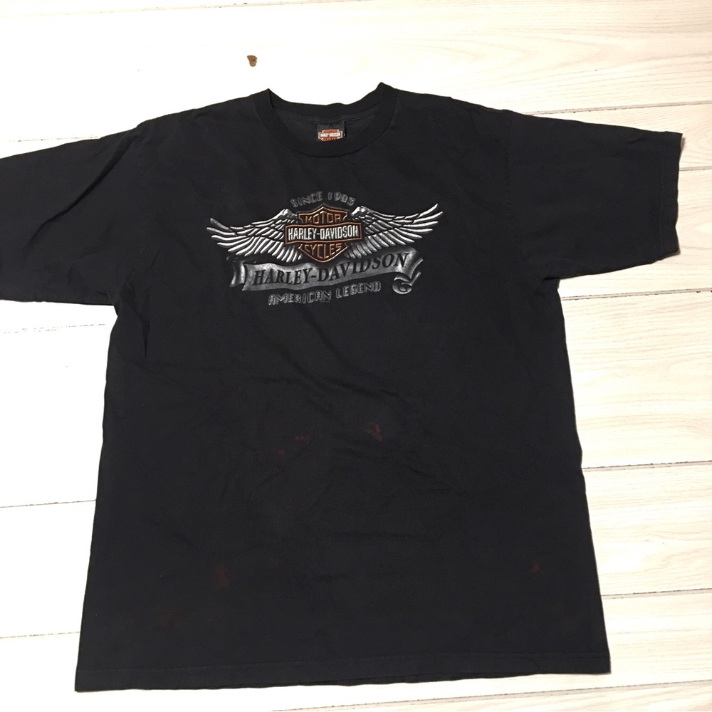 Harley-Davidson Black Denney’s Branson, Missouri T-Sh… - Gem